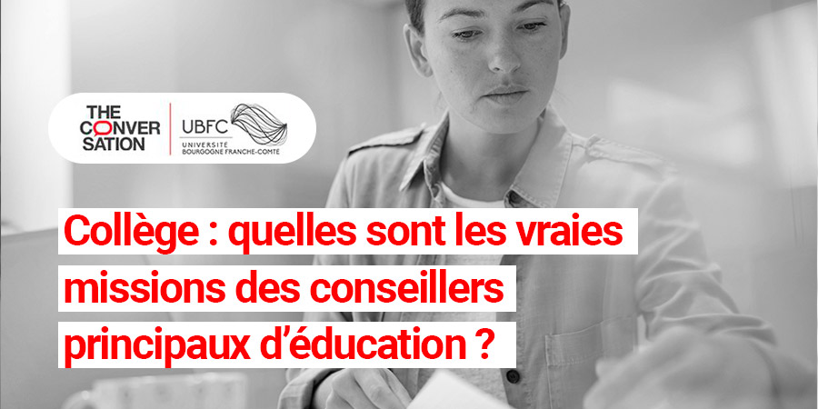 Collège : quelles sont les vraies missions des conseillers principaux d’éducation ? - COMUE ...